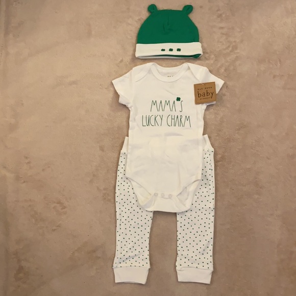 Rae Dunn | Matching Sets | Rae Dunn Mamas Lucky Charm Baby Outfit Size ...